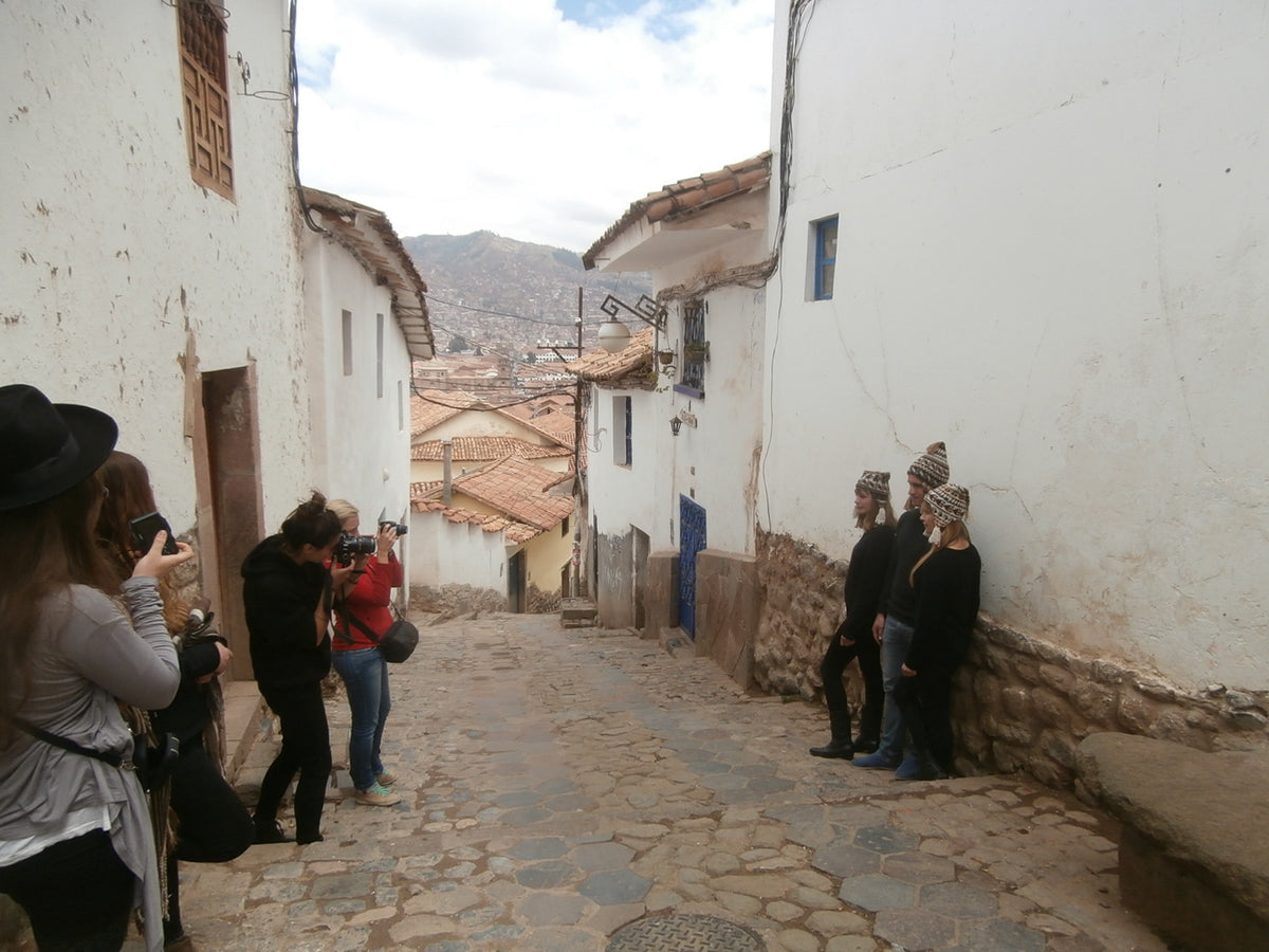 A glimpse at a Threads of Peru Photo Shoot